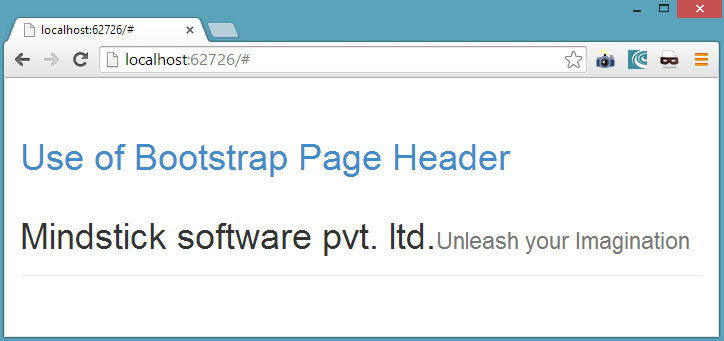 Bootstrap Components Part I - MindStick