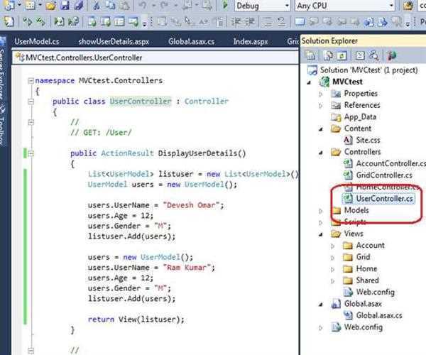 Simple Way Of Binding List Of Objects To View Using Mvc Mindstick