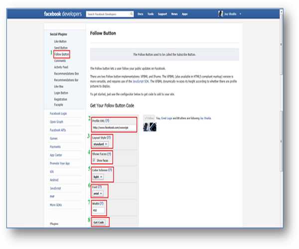 Implement Facebook Follow (Subscribe) button in your website – MindStick