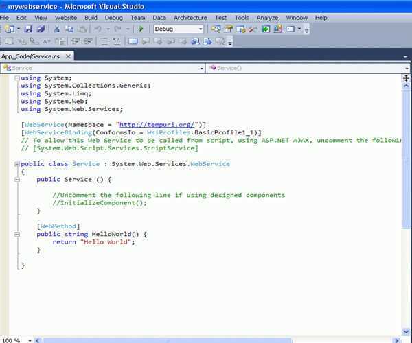 Basics of ASP.NET Web Services - MindStick
