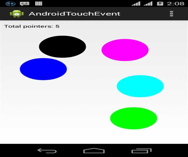 Handling single and multi-touch in Android – MindStick