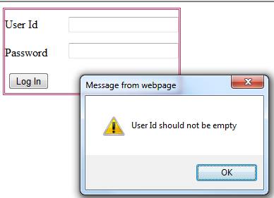 Implementing OnBlur event in Java Script - MindStick