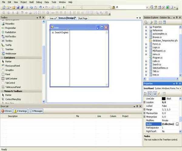 How to use TreeView Control and WebBrowser Control in CSharp .NET - MindStick