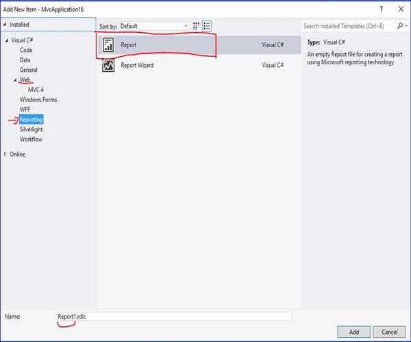 RDLC report in MVC application – MindStick