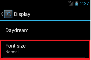 How to change font size in Android device – MindStick