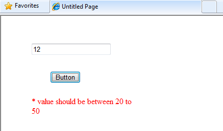Validation controls in ASP.Net - MindStick