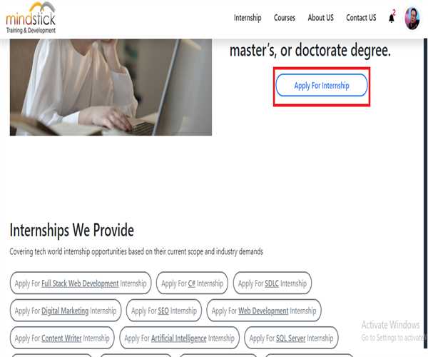 How to apply for an internship at MindStick Training? – MindStick