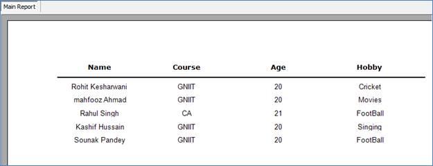 Crystal Report with XML Data Source – MindStick