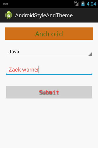 Style and Theme in Android - MindStick