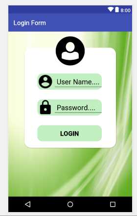 Styles Login form in Android – MindStick