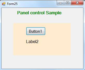 Panel Control in VB.Net – MindStick