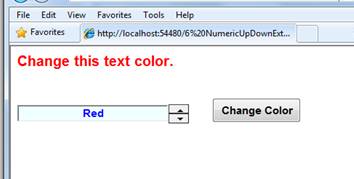 Ajax Toolkit NumericUpDownExtender Control in ASP.Net – MindStick
