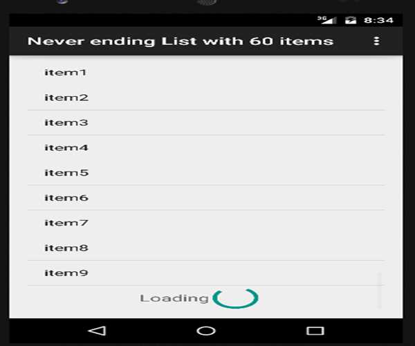 Endless List view Adapter in Android - MindStick