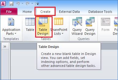 Create Table in MS Access – MindStick