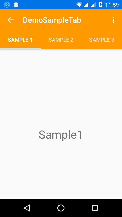 Android Material Tab with Swipe View example - MindStick