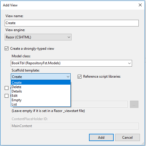 CRUD operation in MVC with Repository Pattern – MindStick