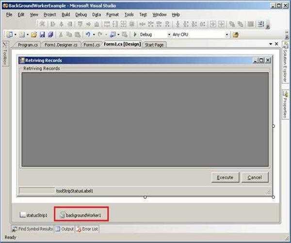 DataGrid using BackgroundWorker - C# – MindStick