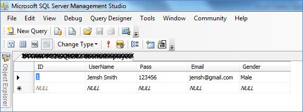 Insert, Delete, Update in SQL using web service in ASP.NET – MindStick