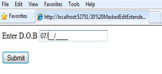 The Ajax Toolkit MaskedEditExtender Control in ASP.Net – MindStick
