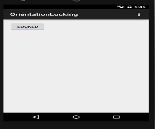 Dynamically Locking Activity orientation in Android – MindStick