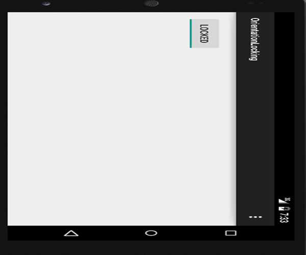 Dynamically Locking Activity orientation in Android - MindStick