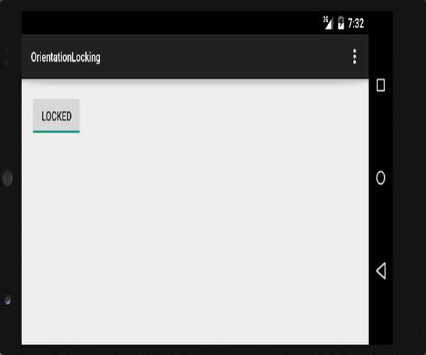 Dynamically Locking Activity orientation in Android – MindStick
