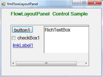 FlowLayoutPanel Control in C#.Net – MindStick