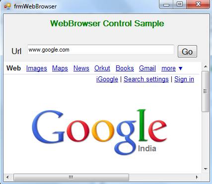 WebBrowser Control in C#.Net – MindStick