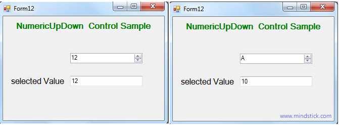 NumericUpDown Control in VB.Net – MindStick