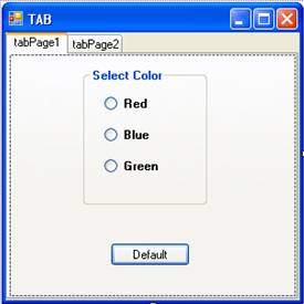 Tab Control in CSharp .NET – MindStick