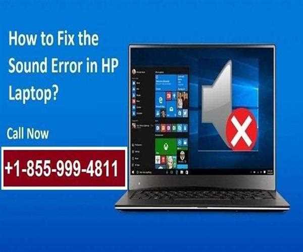 How to Fix the Sound Error in HP Laptop