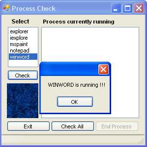 Check Running Process in CSharp .NET – MindStick