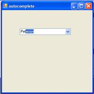 Auto complete text in Combo Box – MindStick