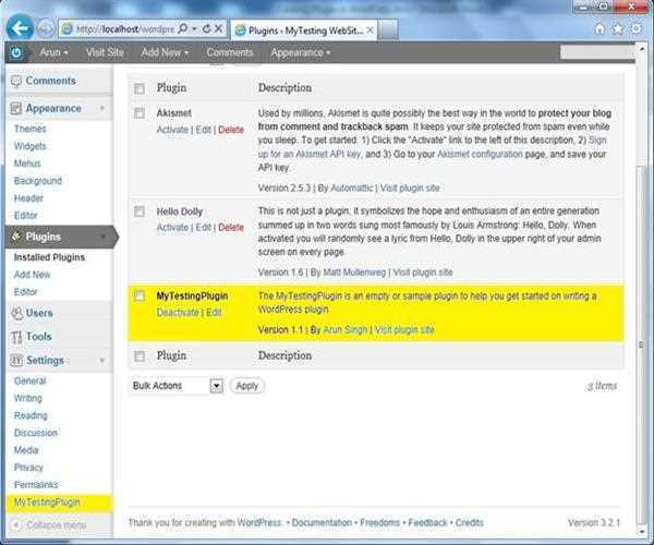Creating Plugin in WordPress – MindStick