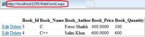 Update, Delete, Edit GridView in Asp.Net – MindStick
