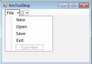 ToolStrip Control in C#.Net – MindStick