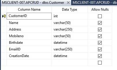 Crud operation(searching, paging) in MVC with modal popup - MindStick