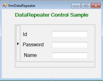 DataRepeater Control in C#.Net