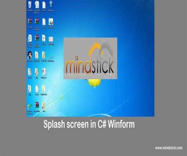 Splash screen in C# Winform – MindStick