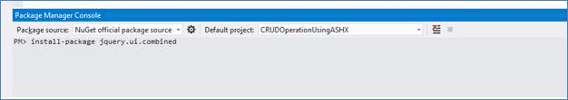 CRUD Operation using JQuery and Http handler (.ashx) in ASP.Net – MindStick