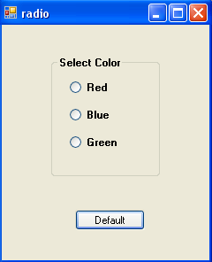 Radio Buttons in CSharp .NET - MindStick