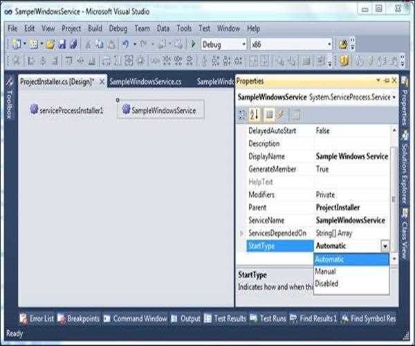 Windows Service in .Net – MindStick