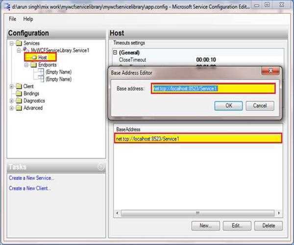 Host WCF in a Windows Service Using TCP – MindStick