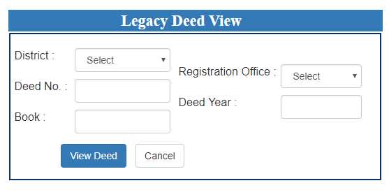 Legacy Deed Draft View Service in WB Registration website – MindStick