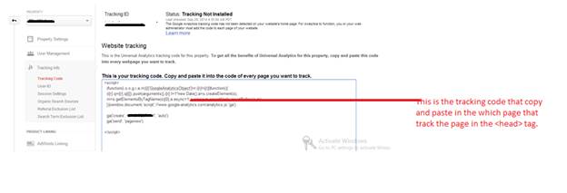 Google Analytics - Setup Website Tracking Code – MindStick