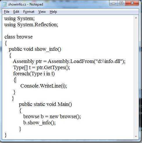 Reflection in C#.Net – MindStick