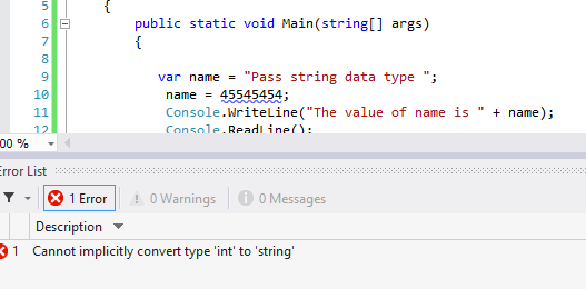 what is different Var And Dynamic Types In c#. – MindStick
