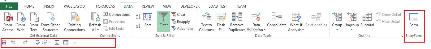 How to we create a data entry form in Microsoft Excel without using VBA ...