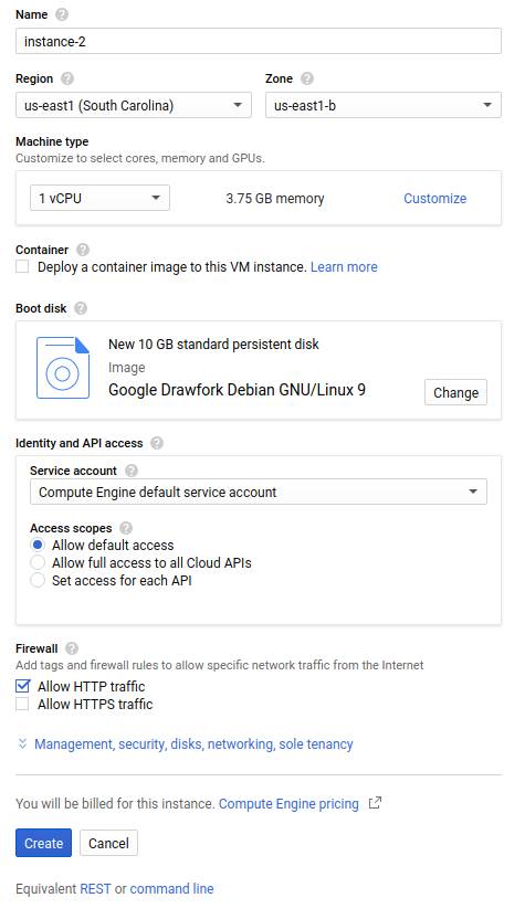 How to create virtual machine instances in google cloud ? – MindStick